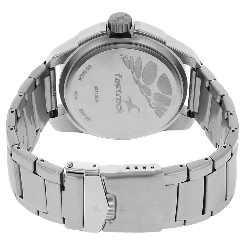 Buy Online Fastrack Quartz Analog Grey Dial Metal Strap Watch for Guys ...
