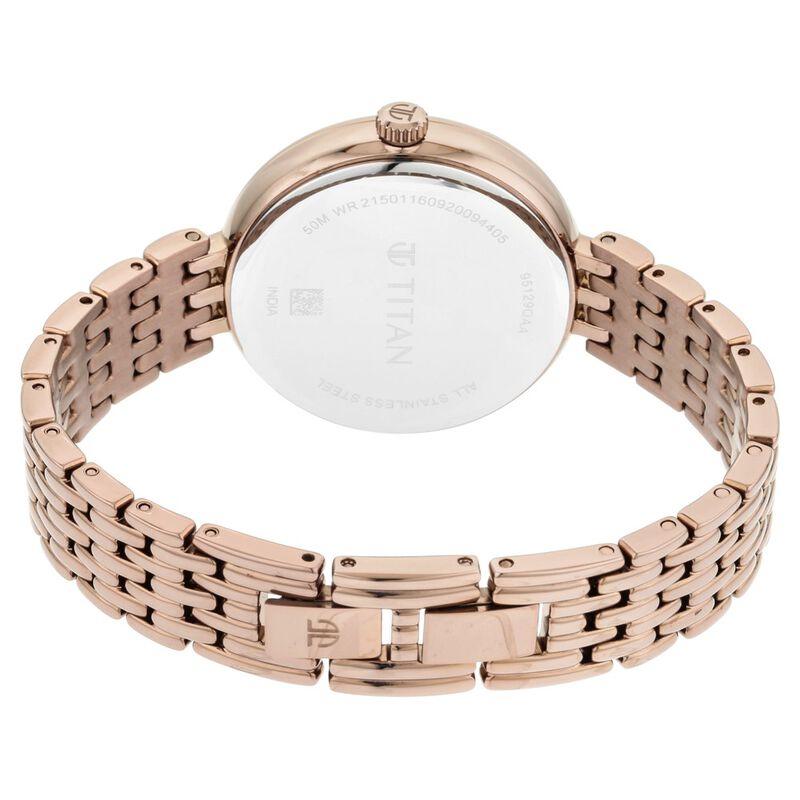 Buy Online Titan Animalia Brown Dial Analog Stainless Steel Strap watch ...