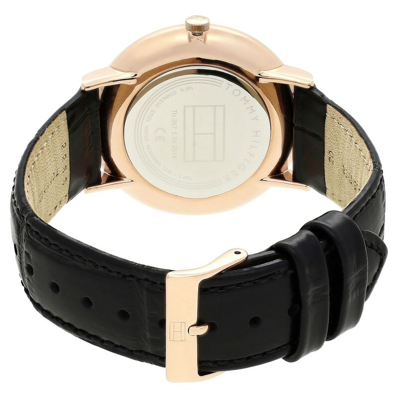 Buy Online Tommy Hilfiger Quartz Analog Grey Dial Leather Strap Watch ...