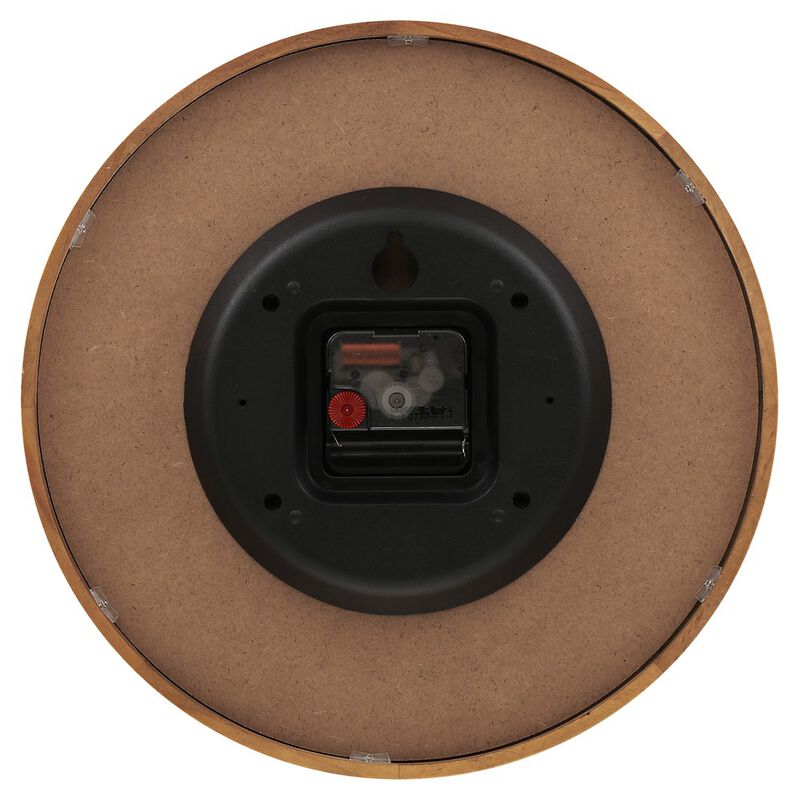 Buy Online Titan Wooden Clock with Wood & Stone Textures 30 x 30 cm ...