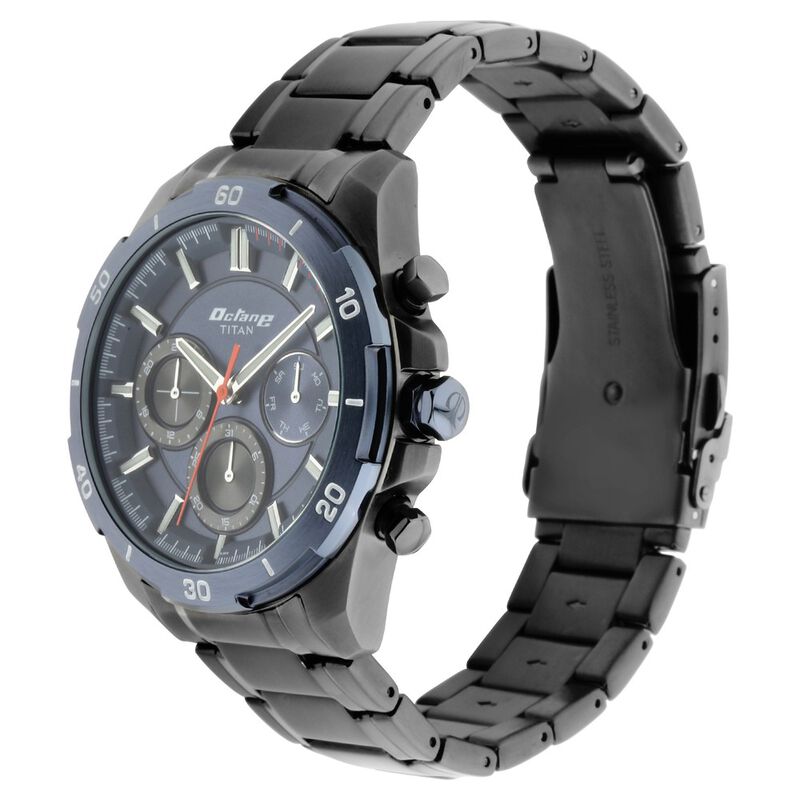 Buy Online Titan Chronograph Silver Dial Quartz Stainless Steel Strap ...