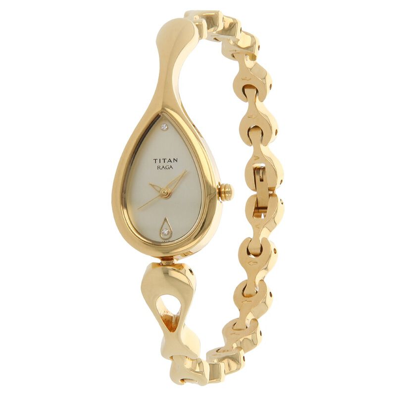 Buy Online Titan Quartz Analog Silver Dial Metal Strap Watch for Women ...