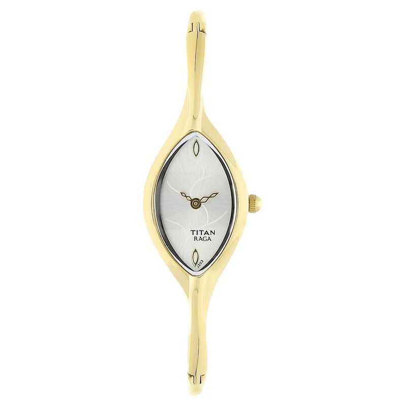 Buy Online Titan Raga White Dial Women Watch With Metal Strap ...