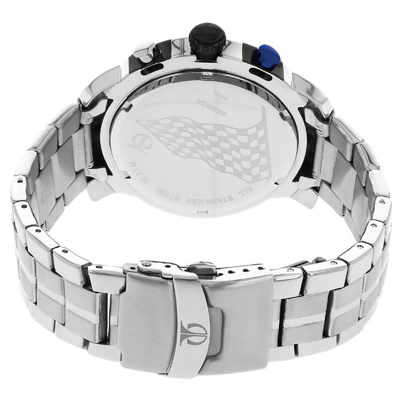 Buy Online Titan Quartz Chronograph Silver Dial Stainless Steel Strap ...