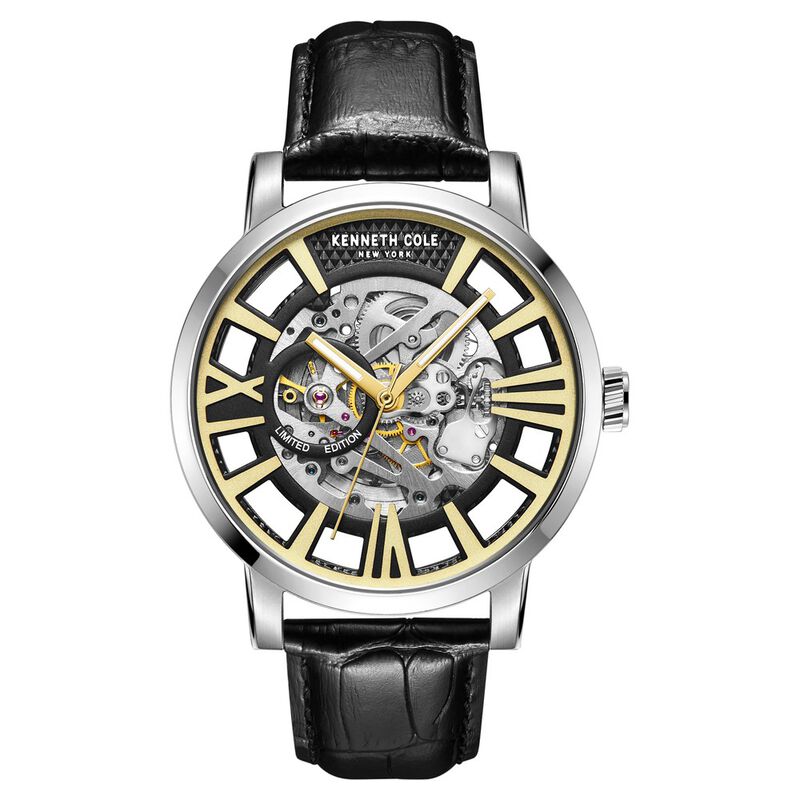 Buy Online Kenneth Cole Silver Dial Automatic Watch for Men ...