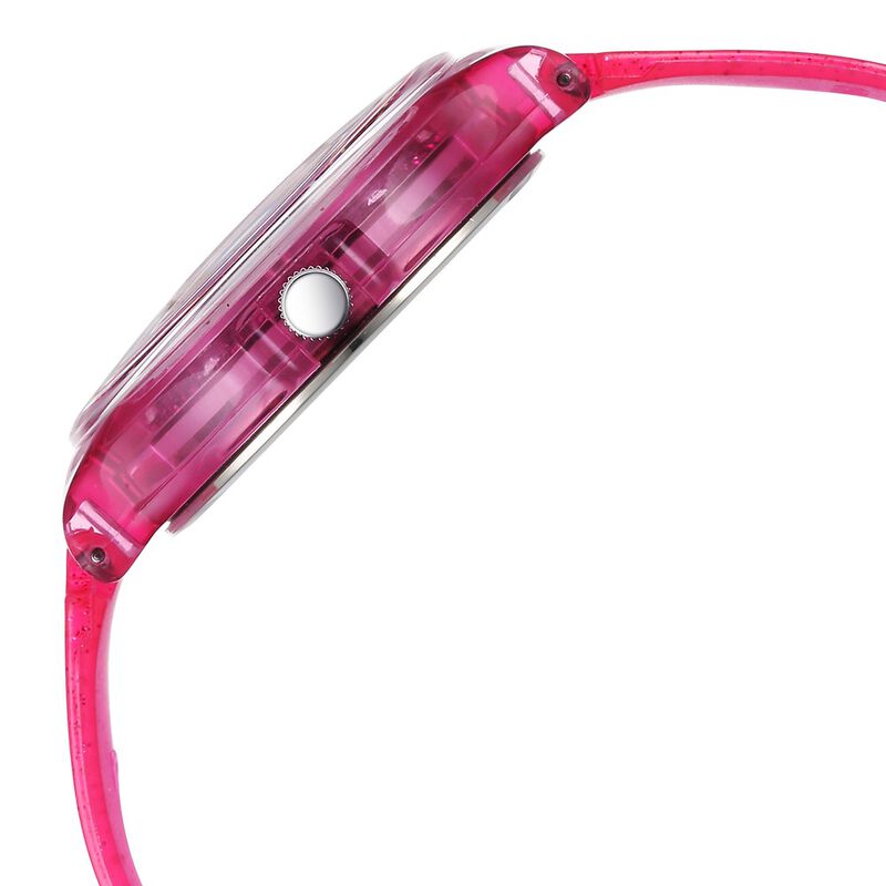 Buy Online Zoop by Titan Glitter Quartz Analog Pink Dial Polyurethane ...