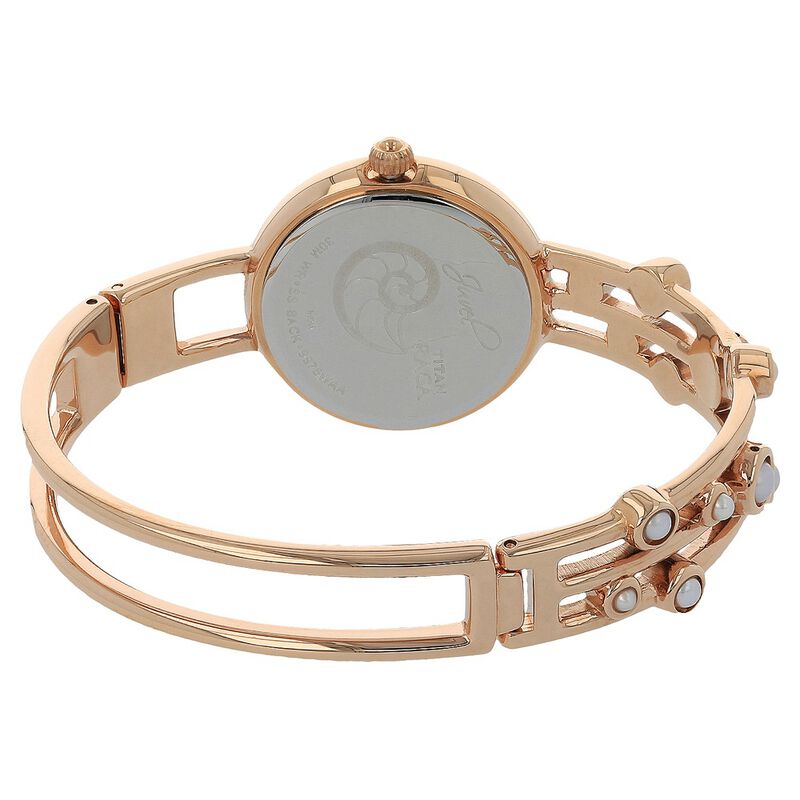 Buy Online Titan Raga Mother of Pearl Dial Women Watch With Metal Strap ...