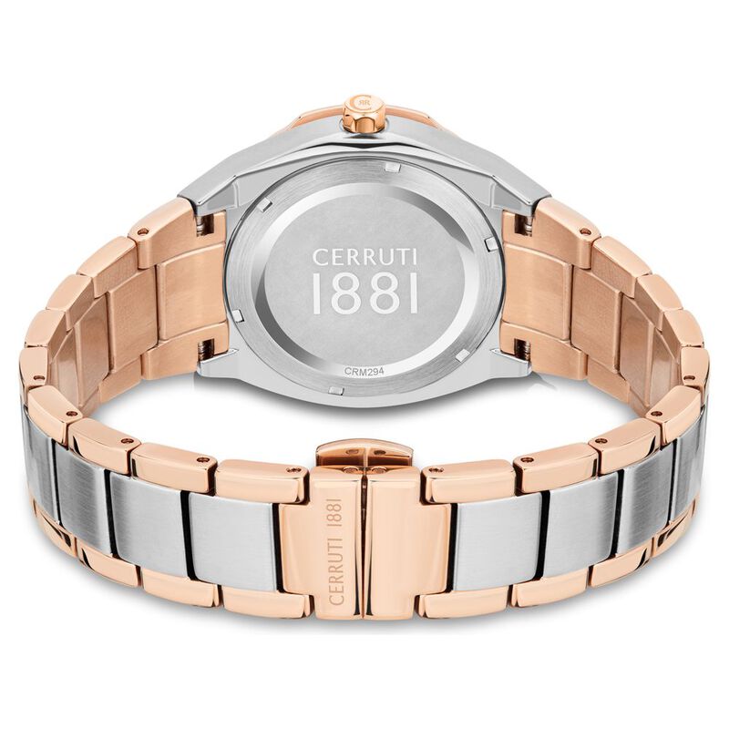 Buy Online Cerruti 1881 Quartz Analog Maroon Dial Stainless Steel Strap ...