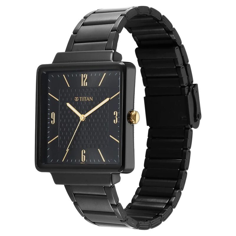 Buy Online Titan Karishma Black Dial Watch for Men - ns10005km01 | Titan