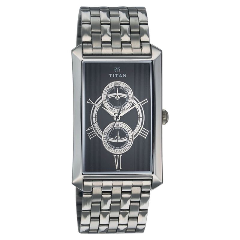 Buy Online Titan Quartz Analog Anthracite Dial Watch for Men ...