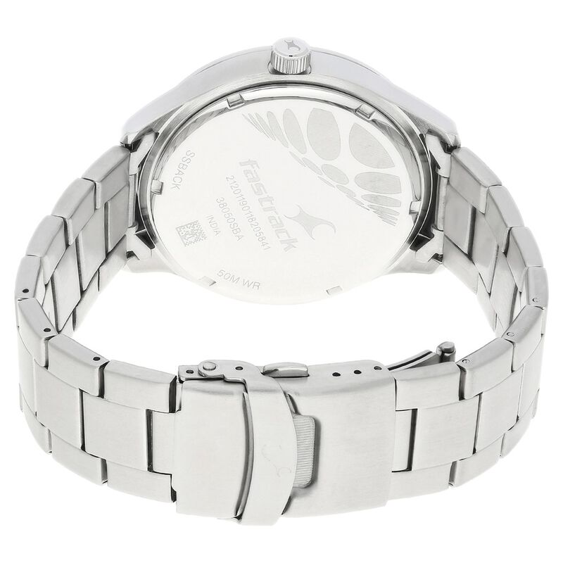 Buy Online Fastrack Loopholes Quartz Analog with Date White Dial ...
