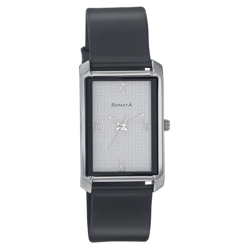 Buy Online Sonata Quartz Analog Silver Dial Strap Watch for Men ...