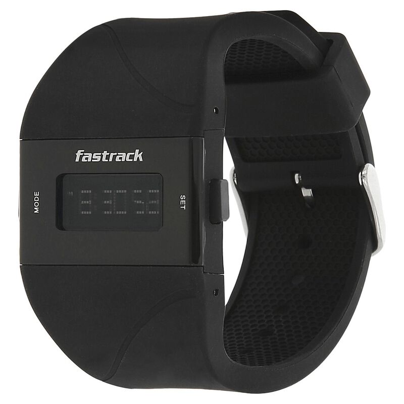 Buy Online Fastrack Digital Black Dial Plastic Strap Watch for Girls ...