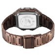 Buy Online Sonata Hexa Digital Black Dial Brown Color Stainless Steel ...