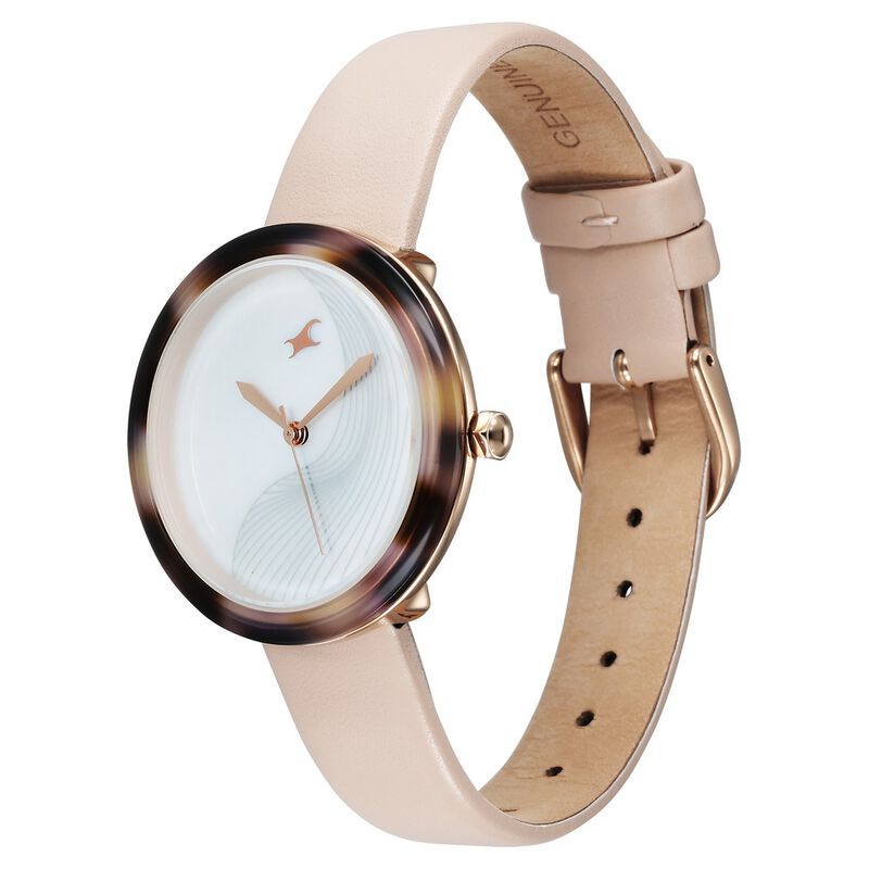 Buy Online Fastrack Younique Quartz Analog Mother Of Pearl Dial