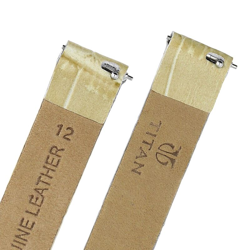 Buy Online 12 mm Genuine Leather Straps for Women - nf113109012sq | Titan
