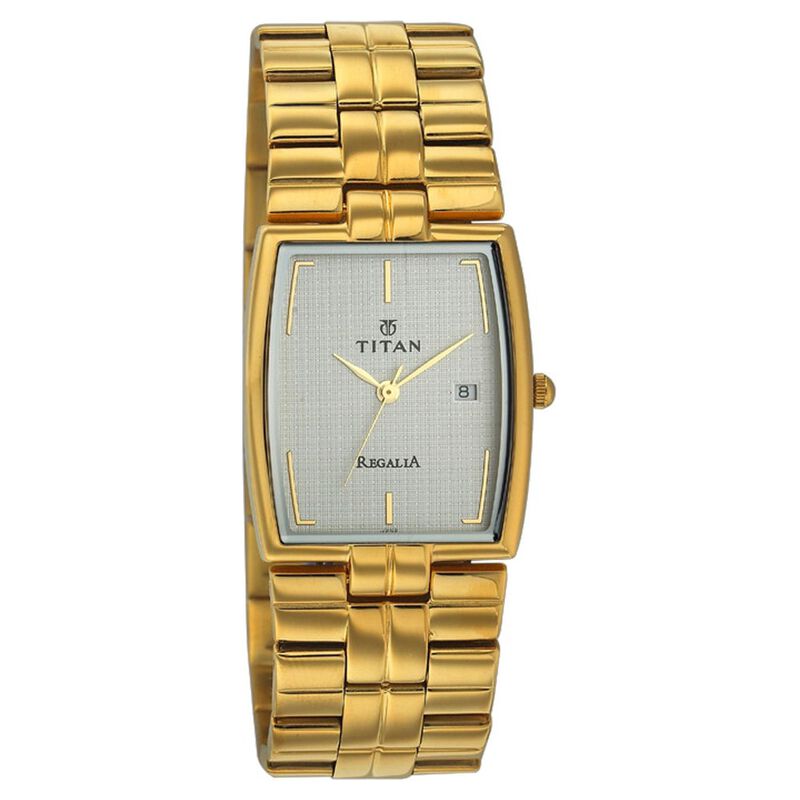 Buy Online Titan Quartz Analog Silver Dial Watch for Men - ne1424ym01 ...