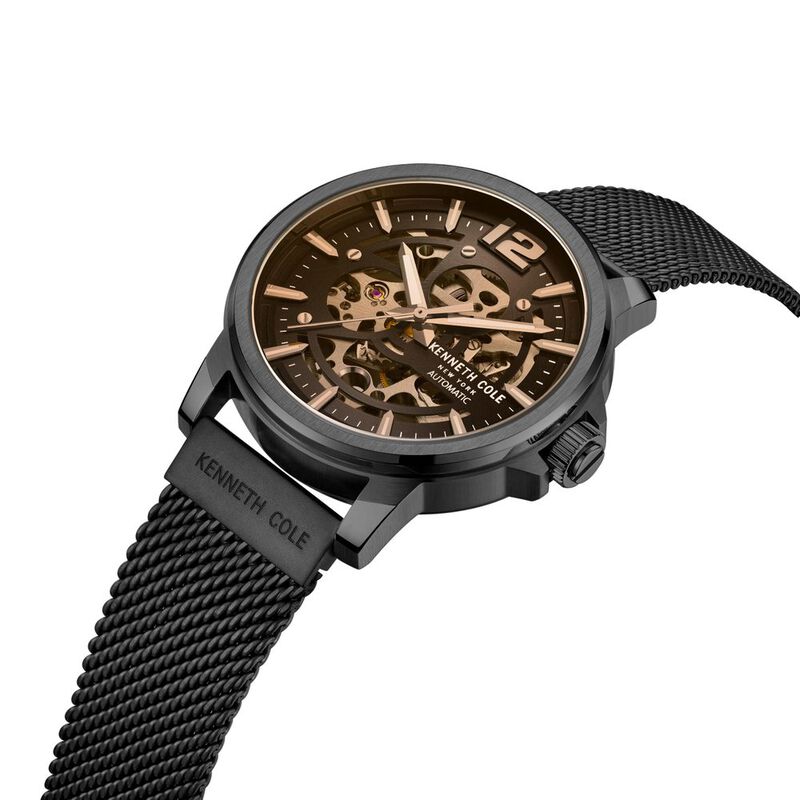 Buy Online Kenneth Cole Brown Dial Automatic Watch for Men ...