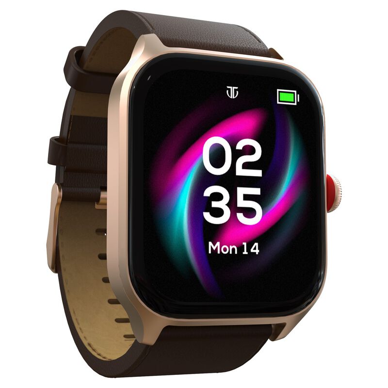 Buy Online Titan Zeal with 4.69 cm AMOLED Display with AOD, Functional Crown, BT Calling ...