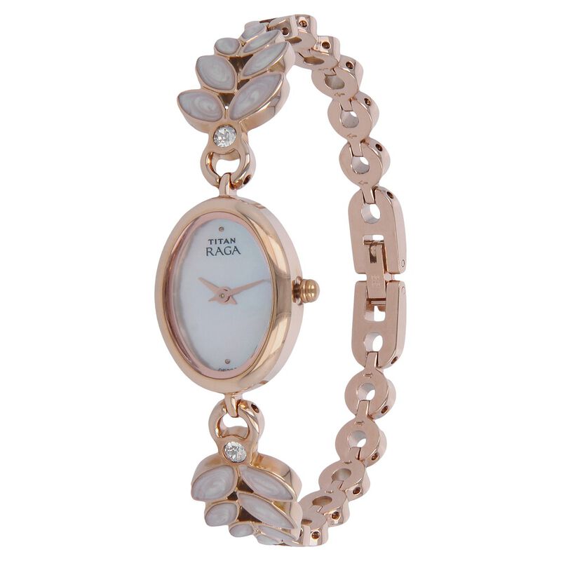 Buy Online Titan Raga Garden of Eden Silver Dial Analog Metal Strap ...