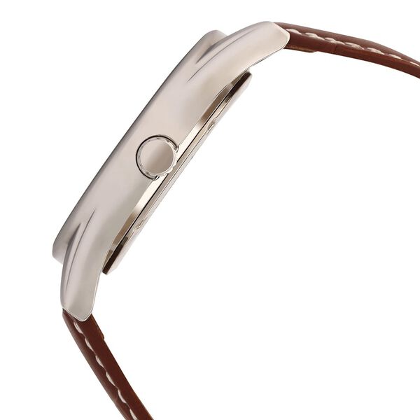 Buy Online Titan Silver Dial Analog with Date Leather Strap watch for ...