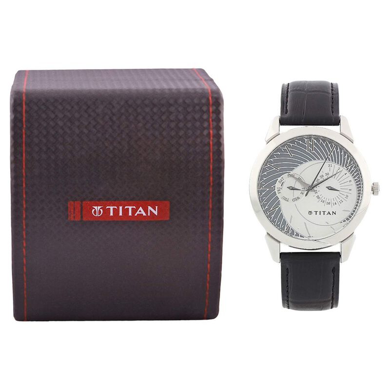 Buy Online Titan Quartz Multifunction Grey Dial Watch for Men ...