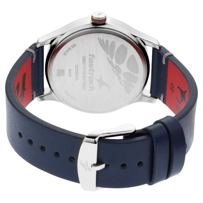 Buy Online Fastrack I Love Me Quartz Analog Silver Dial Leather Strap ...