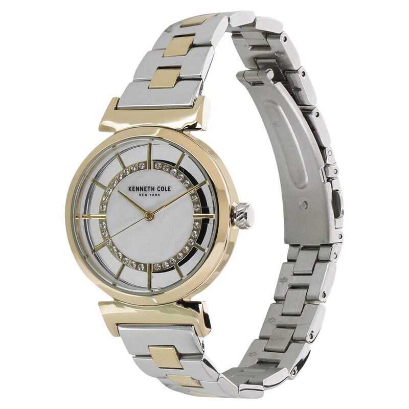 Buy Online Kenneth Cole Quartz Analog Mother Of Pearl Dial Stainless