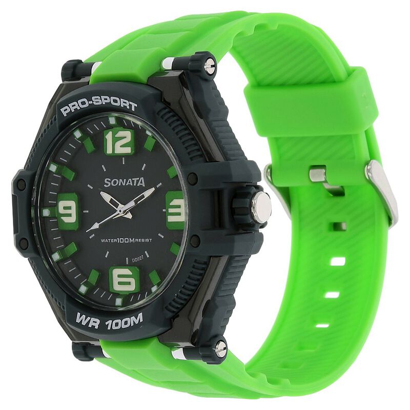 Buy Online SF Quartz Dial Plastic Strap Watch for Men - nl77029pp02 | Titan