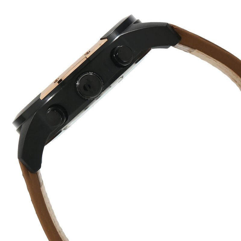 Buy Online Police Quartz Chronograph Brown Dial Leather Strap Watch for ...