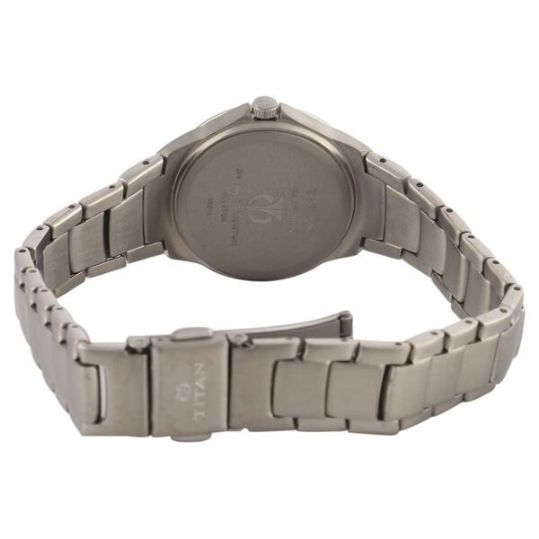 Buy Online Titan Quartz Analog Blue Dial Stainless Steel Strap Watch ...