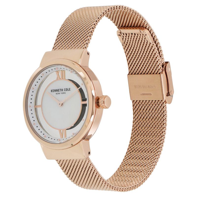 Buy Online Kenneth Cole Quartz Analog Mother Of Pearl Dial Stainless