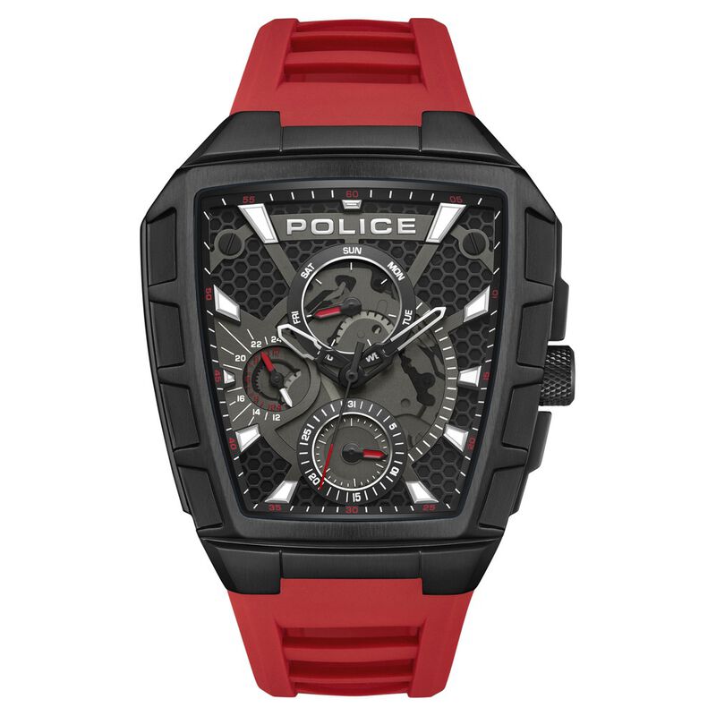 Buy Online Police Men's Tough Gear KL Rahul Edition Multifunction Watch ...