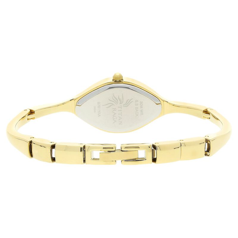 Buy Online Titan Raga White Dial Women Watch With Metal Strap ...