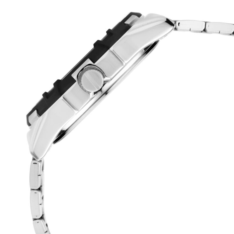 Buy Online Fastrack Fastfit Quartz Analog Black Dial Stainless Steel ...