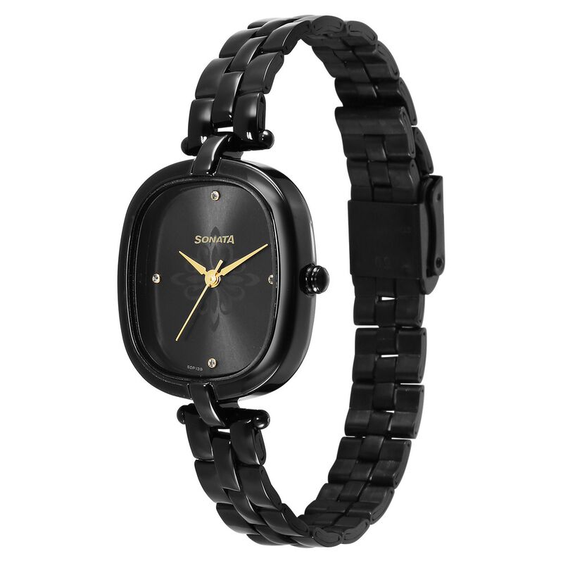 Buy Online Sonata Utsav Black Dial Watch for Women - ns8168nm01 | Titan