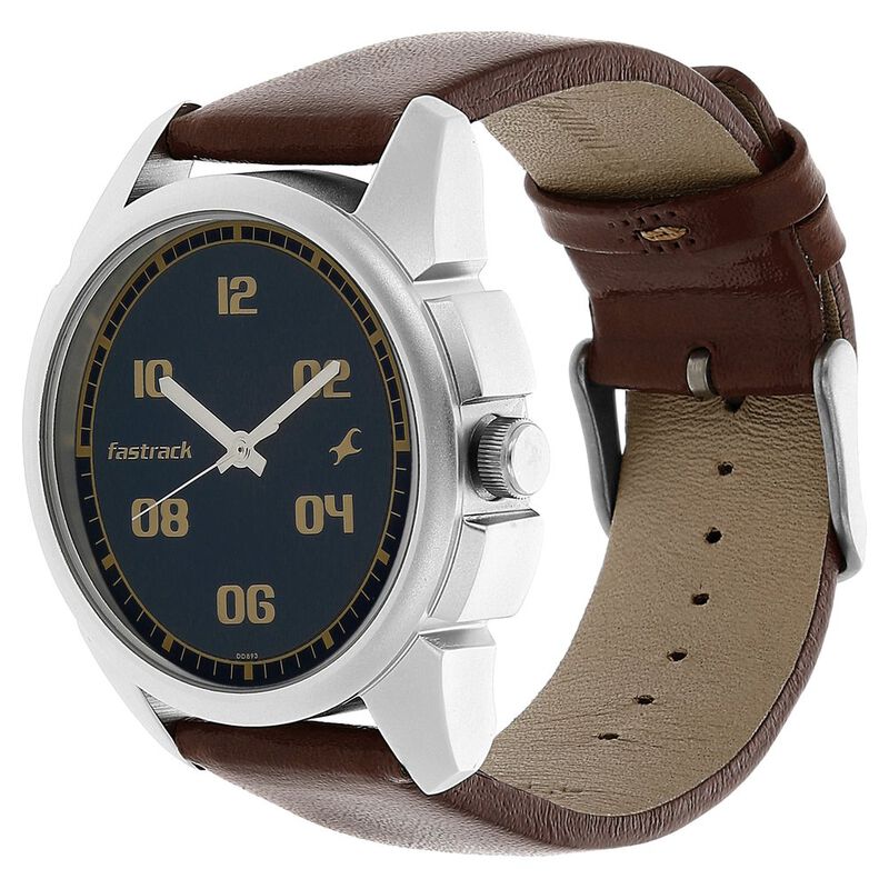 Buy Online Fastrack Blue Dial Quartz Analog Watch for Guys - ns3124sl02 ...