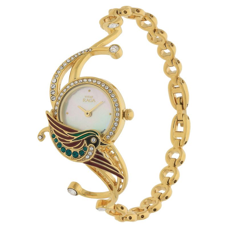 Buy Online Titan Raga Garden Of Eden Mother of Pearl Dial Women Watch ...