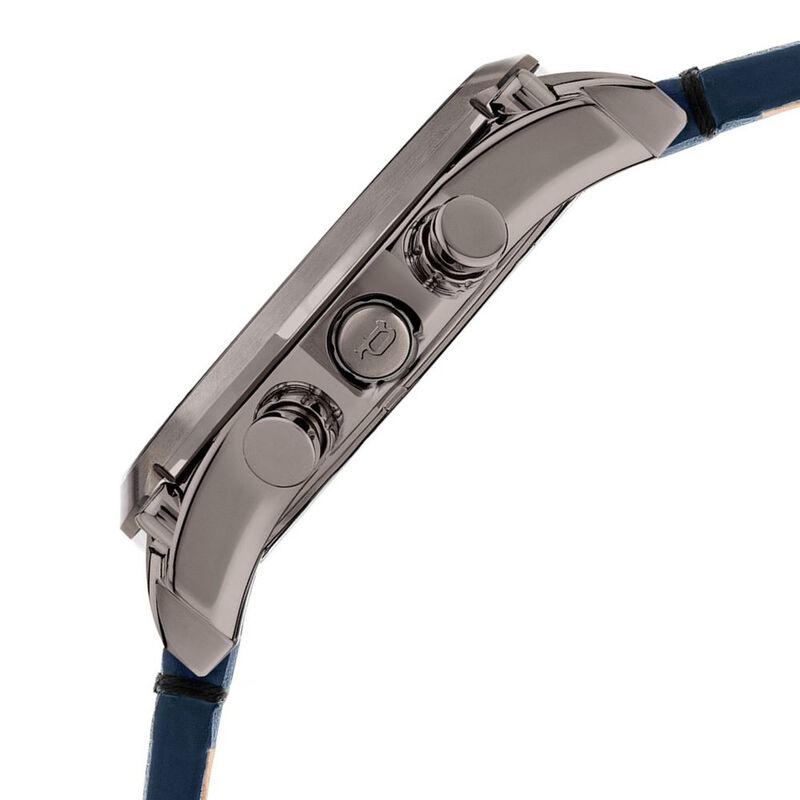 Buy Online Police Quartz Multifunction Gun Dial Leather Strap Watch for ...