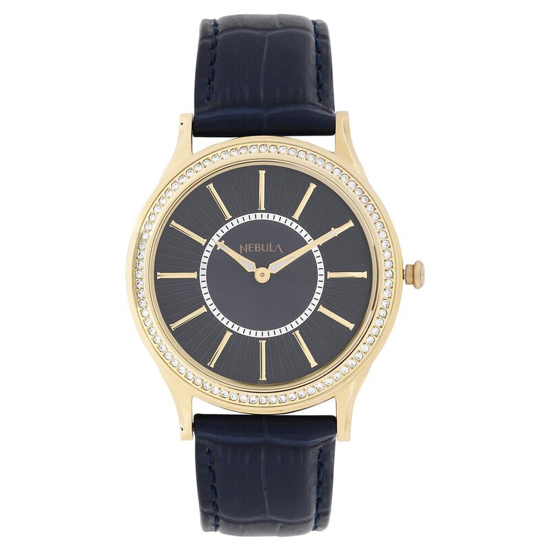 Buy Online Titan Nebula Quartz Analog 18 Karat Solid Gold Watch for Men ...