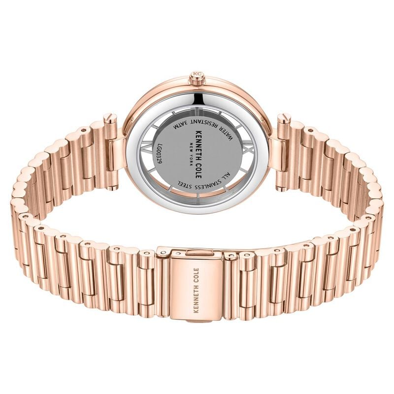 Buy Online Kenneth Cole Quartz Analog Rose Gold Dial Stainless Steel