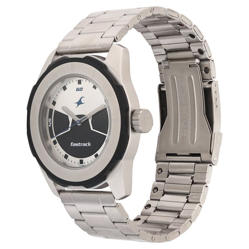 Buy Online Fastrack Quartz Analog Multicoloured Dial Stainless Steel ...