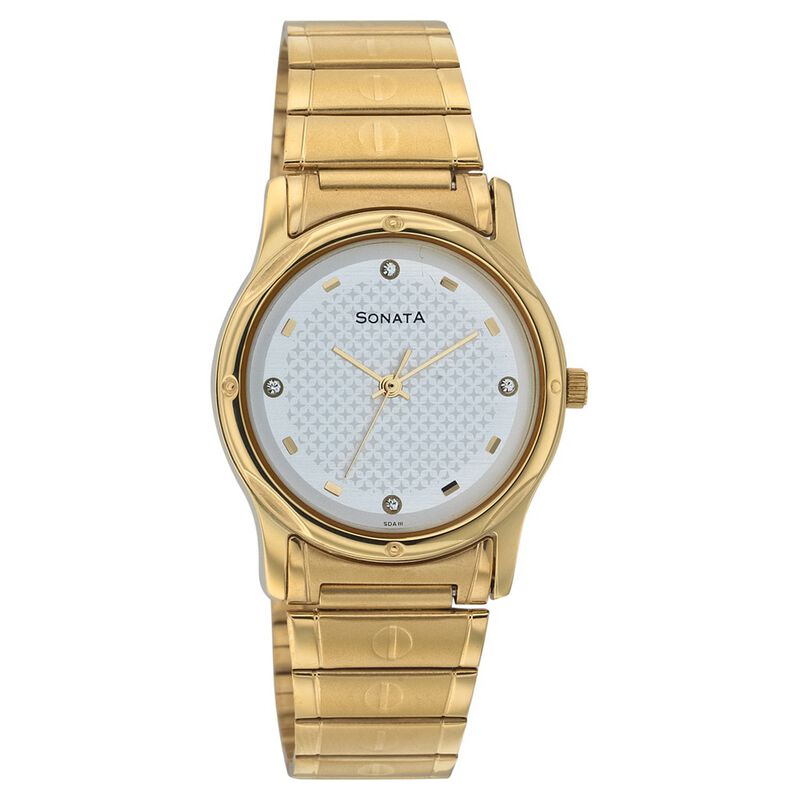 Buy Online Sonata Quartz Analog Silver Dial Strap Watch for Men ...
