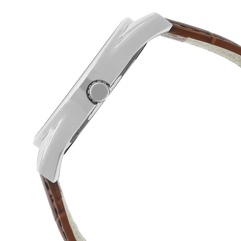 Buy Online Titan Quartz Multifunction Silver Dial Leather Strap Watch ...