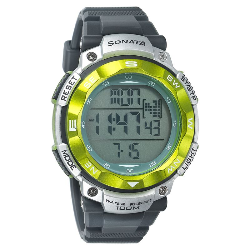 Buy Online SF Digital Dial Plastic Strap Watch for Men - nh77011pp01j ...