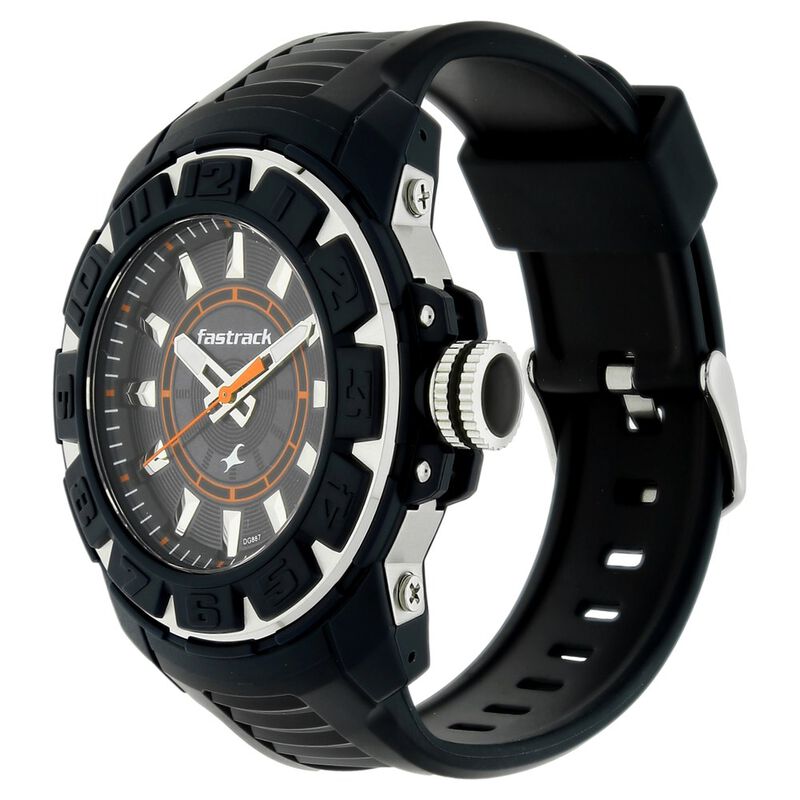 Buy Online Fastrack Quartz Analog Blue Dial Plastic Strap Watch for ...