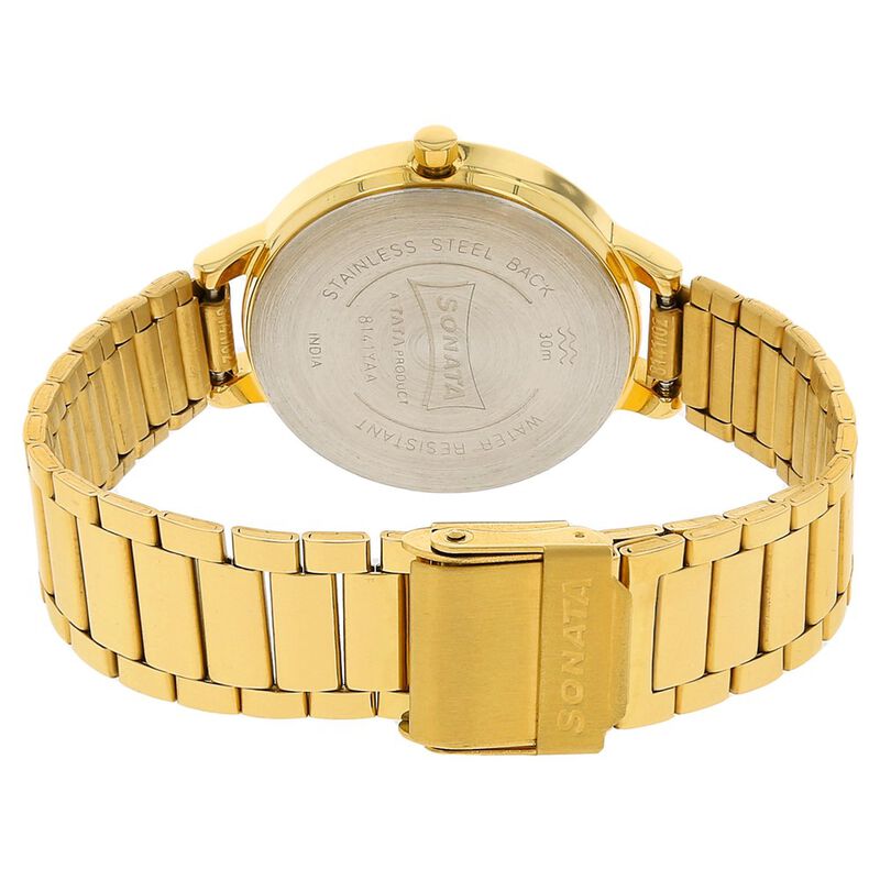 Buy Online Sonata Elite Silver Dial Women Watch With Stainless Steel ...