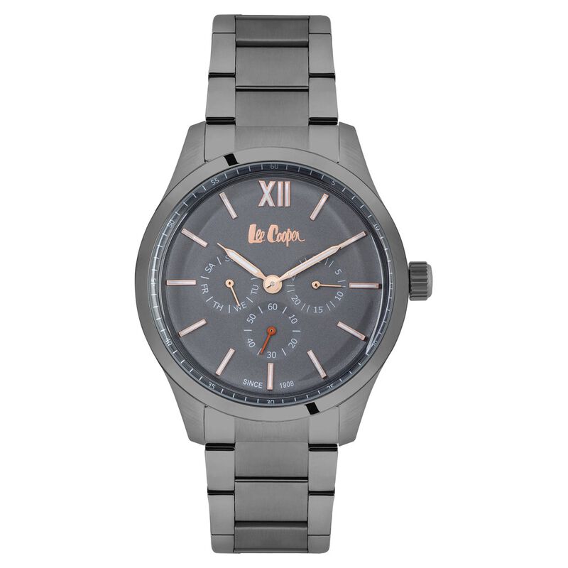 Buy Online Lee Cooper Quartz Analog Grey Dial Watch for Men ...