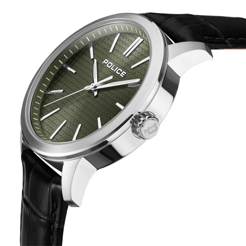 Buy Online Police Grey Dial Black Strap Analog Watch for Men ...
