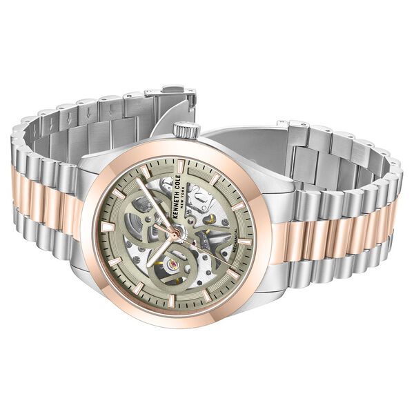 Buy Online Kenneth Cole Mechanical Hand Wound Analog Mechanical Grey ...